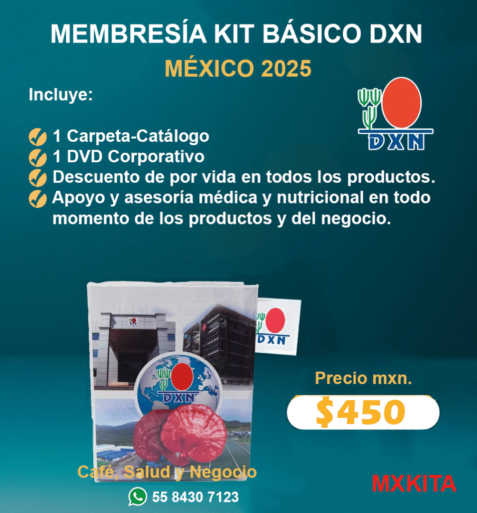 Membresía DXN 2025 – Descuento exclusivo del 33% vitalicio